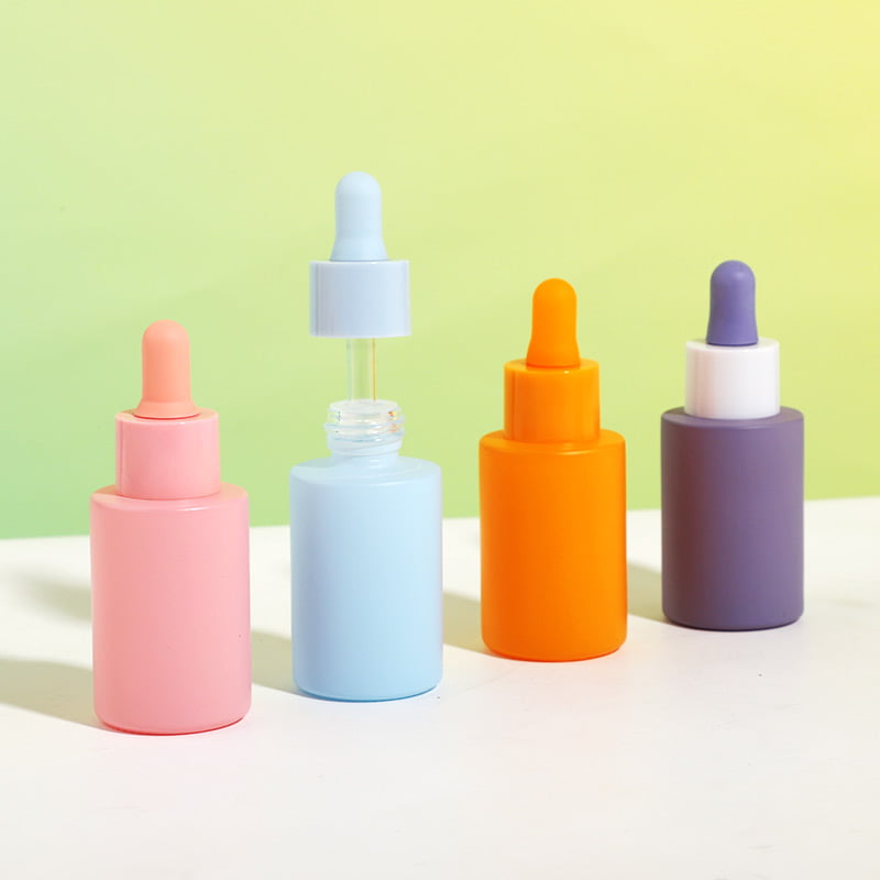 1 oz Customizable round glass dropper bottle - Custom Cosmetic ...