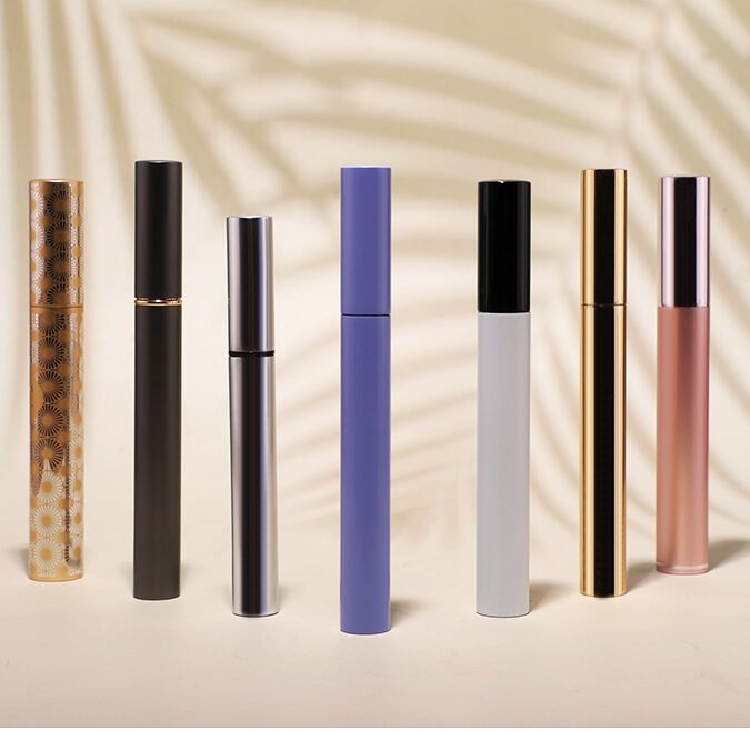 Classic Round Cylinder Mascara Tube Beauty Packaging - Custom Cosmetic ...