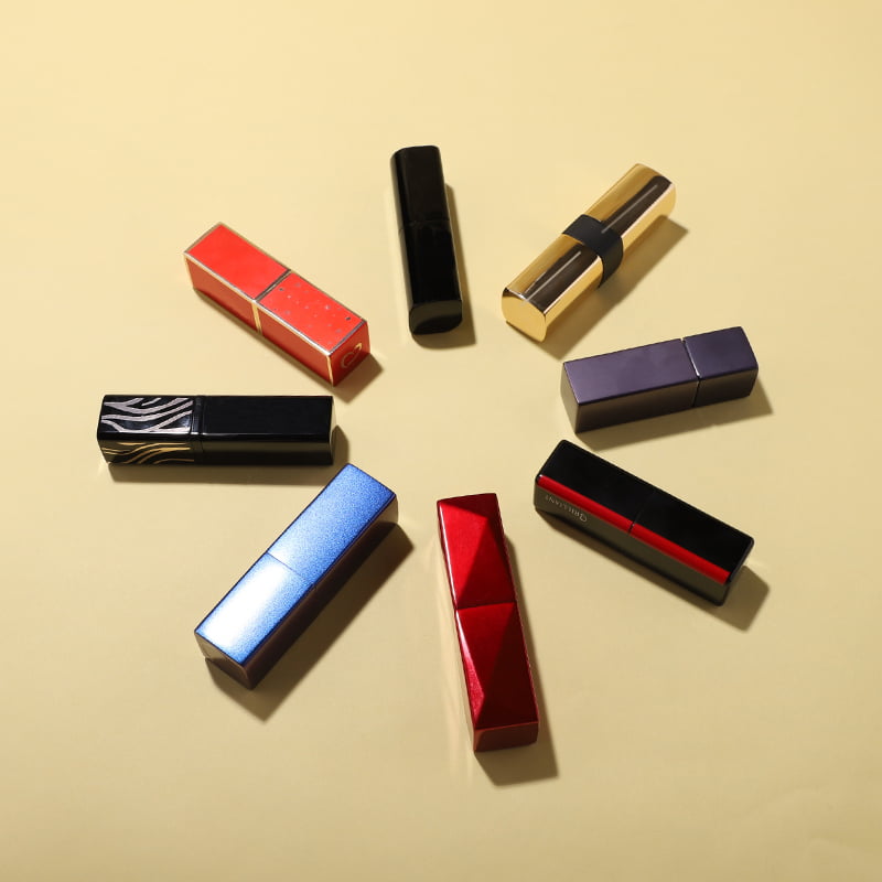Bulk Custom Square Magnetic Lipstick Tubes Container - Custom Cosmetic ...